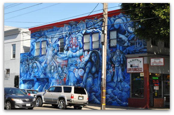 Mission District Murals in San Francisco