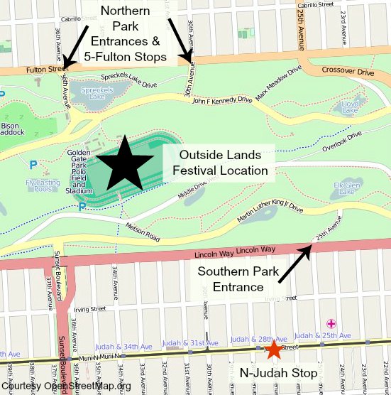 Outside Lands Festival in San Francisco 2018 Outside Lands Festival in San Francisco 2018
